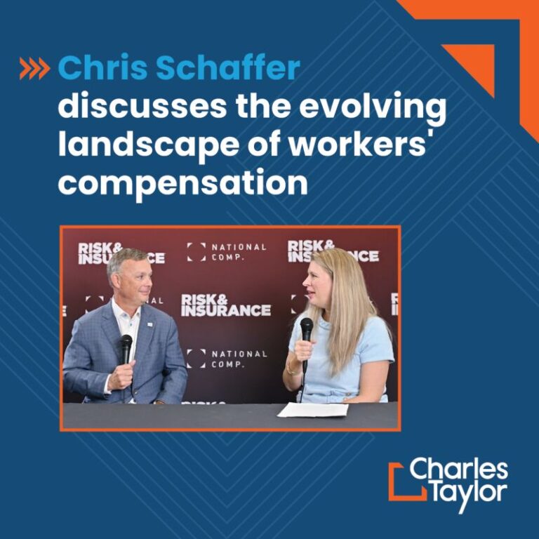 Chris Schaffer - Exclusive Interview with Risk & Insurance | Charles Taylor